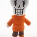 Underswap Papyrus Plush (unofficial) Undertale Plush, Papyrus Plush - Etsy