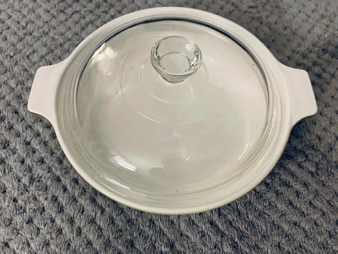 Pyrex Verde Green 1 Pint Dish With Lid - Etsy