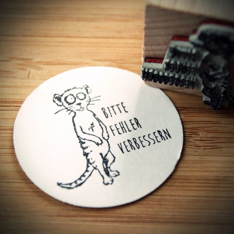Lehrer-Stempel: "Fehler verbessern!" - Etsy.de