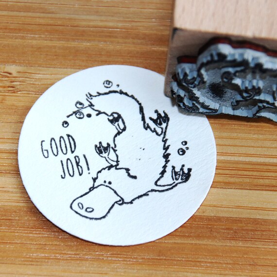 Lehrer-stempel: good Job | Etsy