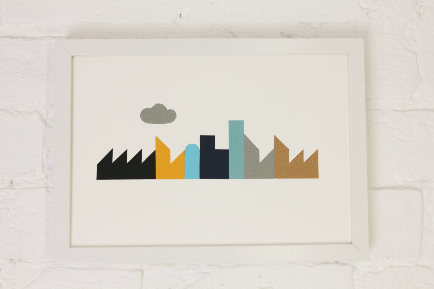 Industrial-scape - Original Paper Artwork - Etsy