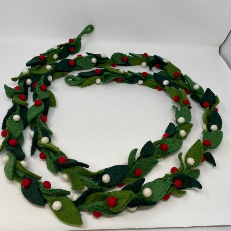 Hand Made Wool Garland - Etsy