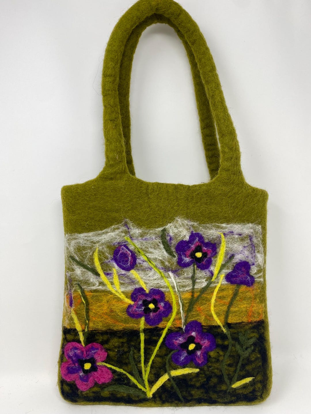 All Natural Woolen Hand Made Bag. - Etsy