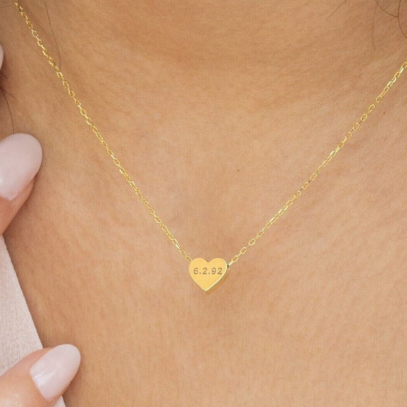 Heart Necklace - Etsy