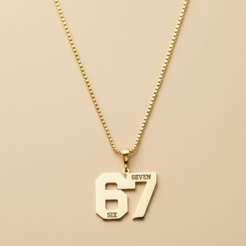 Pink Pendant Gold Chain - Etsy UK