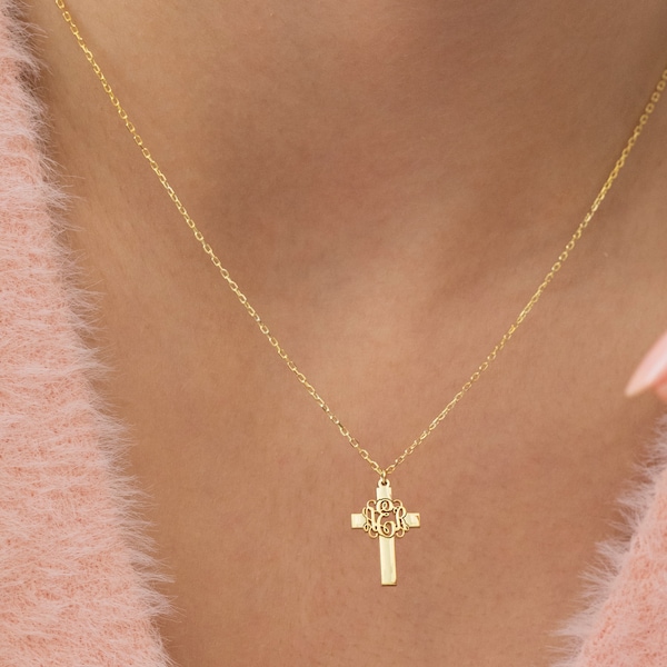 Monogram Necklace - Etsy