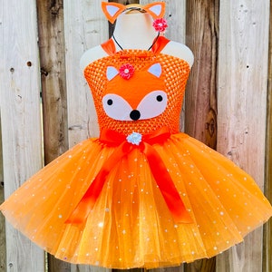 FOX Tutu Dress Fox Outfit Fox Costume Fox Dress Fox Halloween - Etsy