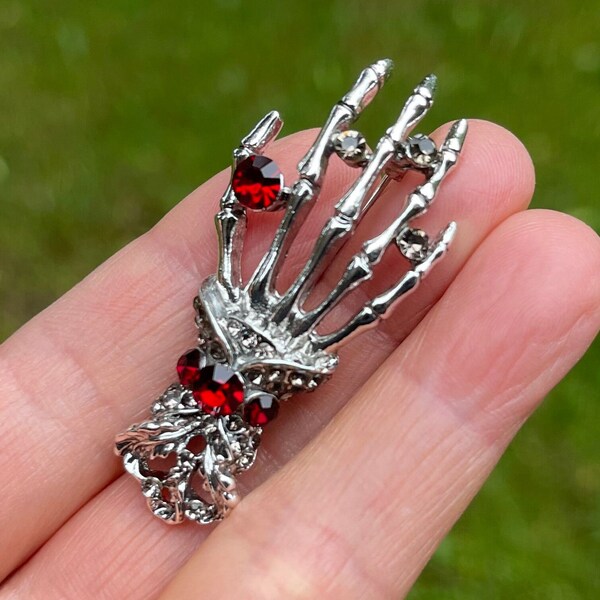 Hand Brooch - Etsy