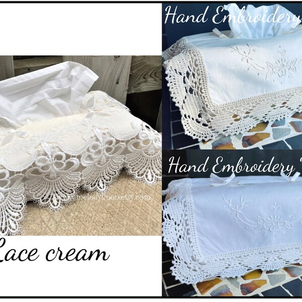 Linen Tissue Box Cover - Etsy