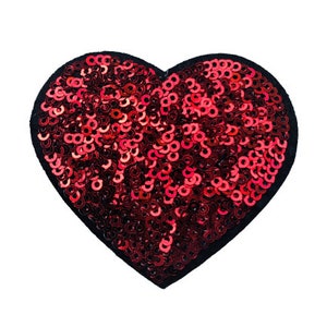 Sequin Heart Patch Sequin Crown Patch - Etsy Canada