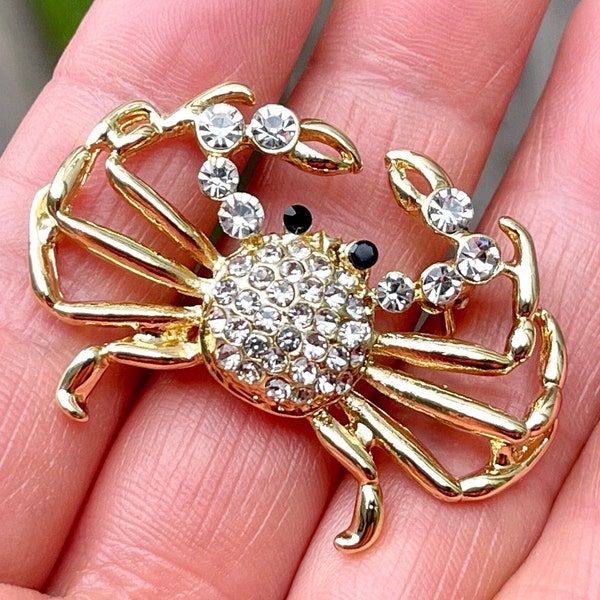 Crab Pin - Etsy