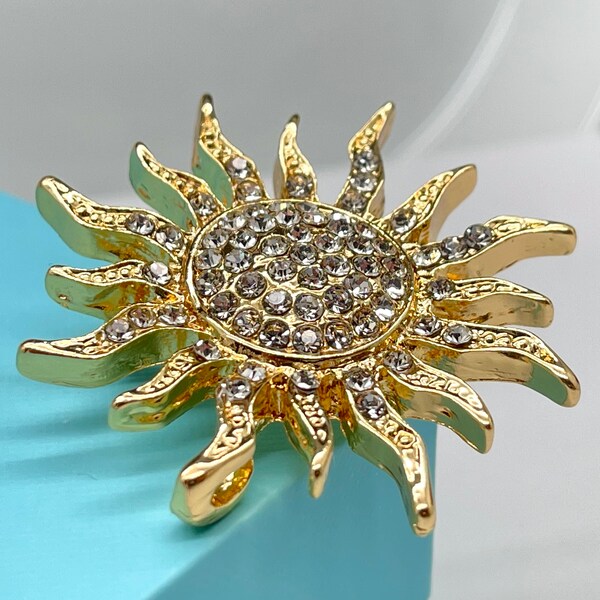 Sun Brooch - Etsy