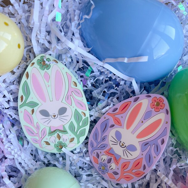 Easter Egg Brooch - Etsy