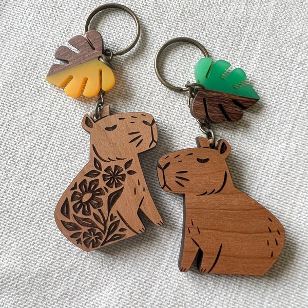 Capybara Keychain - Etsy