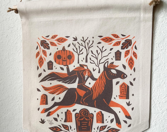 Sleepy Hollow Headless Horseman Banner Flag - Etsy
