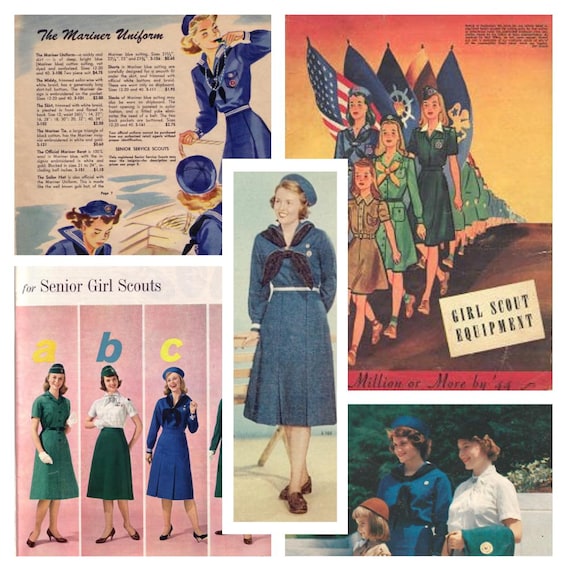 Vintage Girl Scout Mariner Uniform - 1940s, 1950s, Po… - Gem
