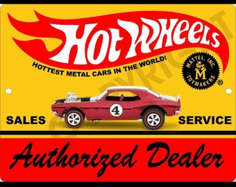Hot Wheels Metal Sign | Etsy