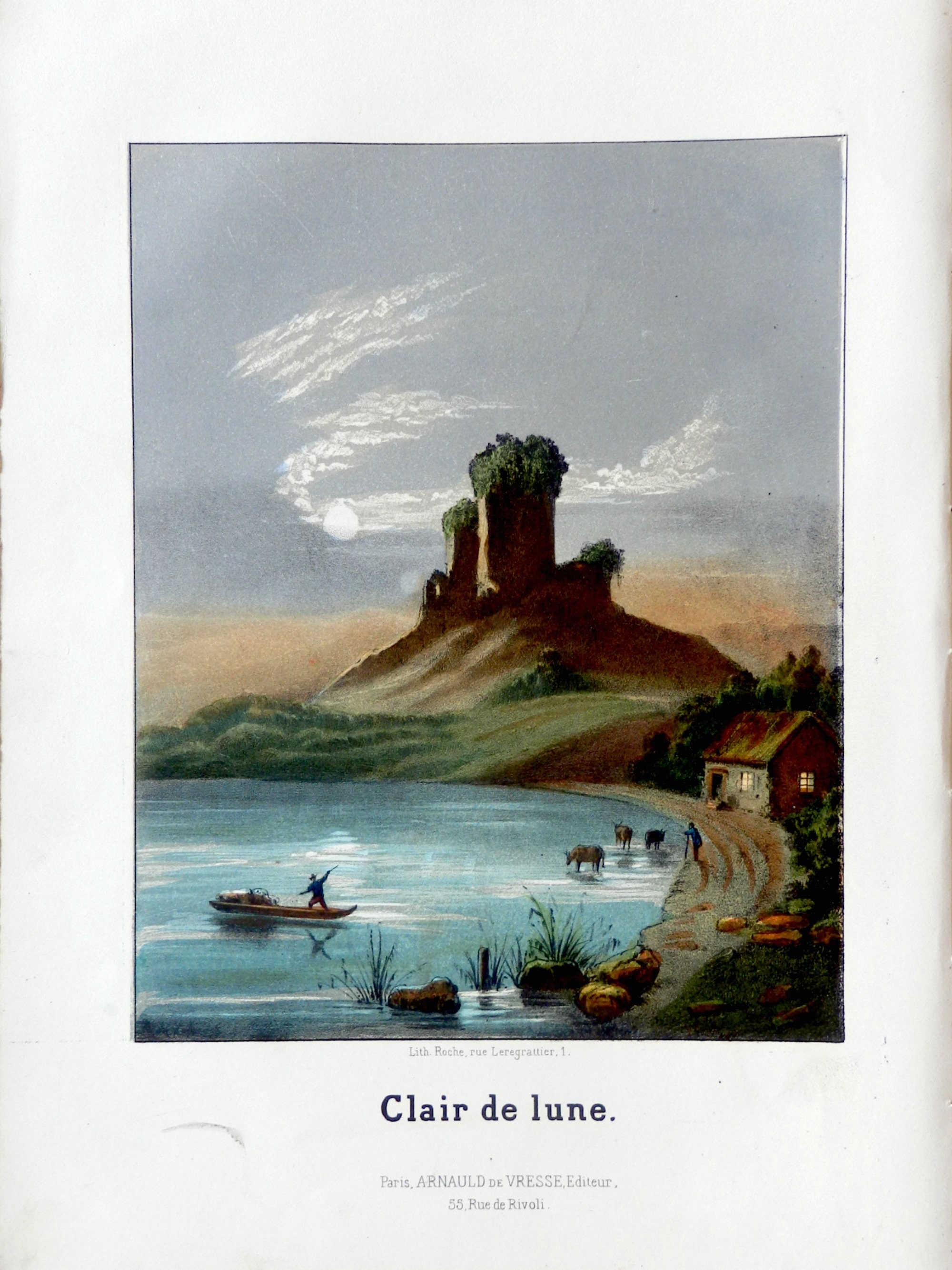 Lithographs Art & Collectibles 1869.Antique lithograph.Wonders of ...