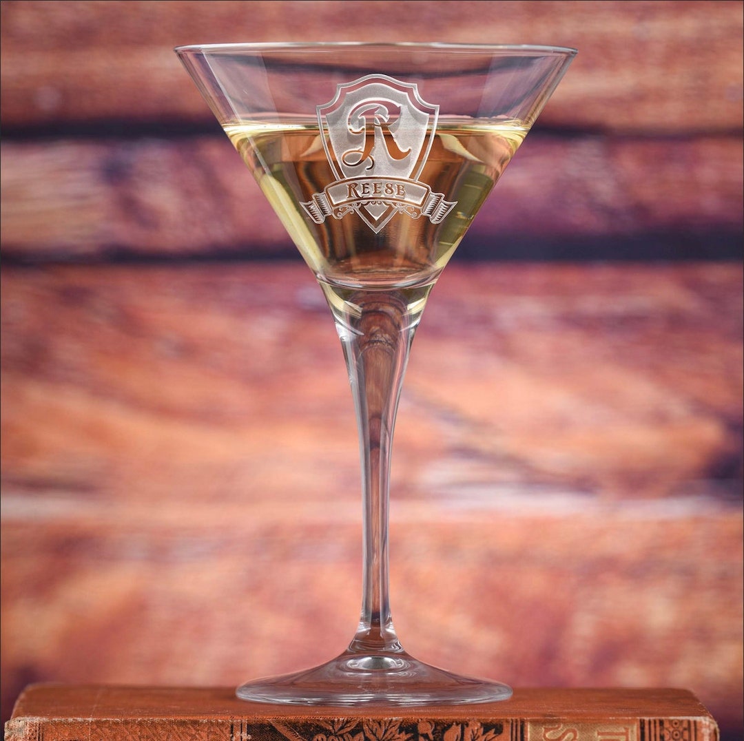 Personalized Crystal Martini Cosmo Glass - Etsy