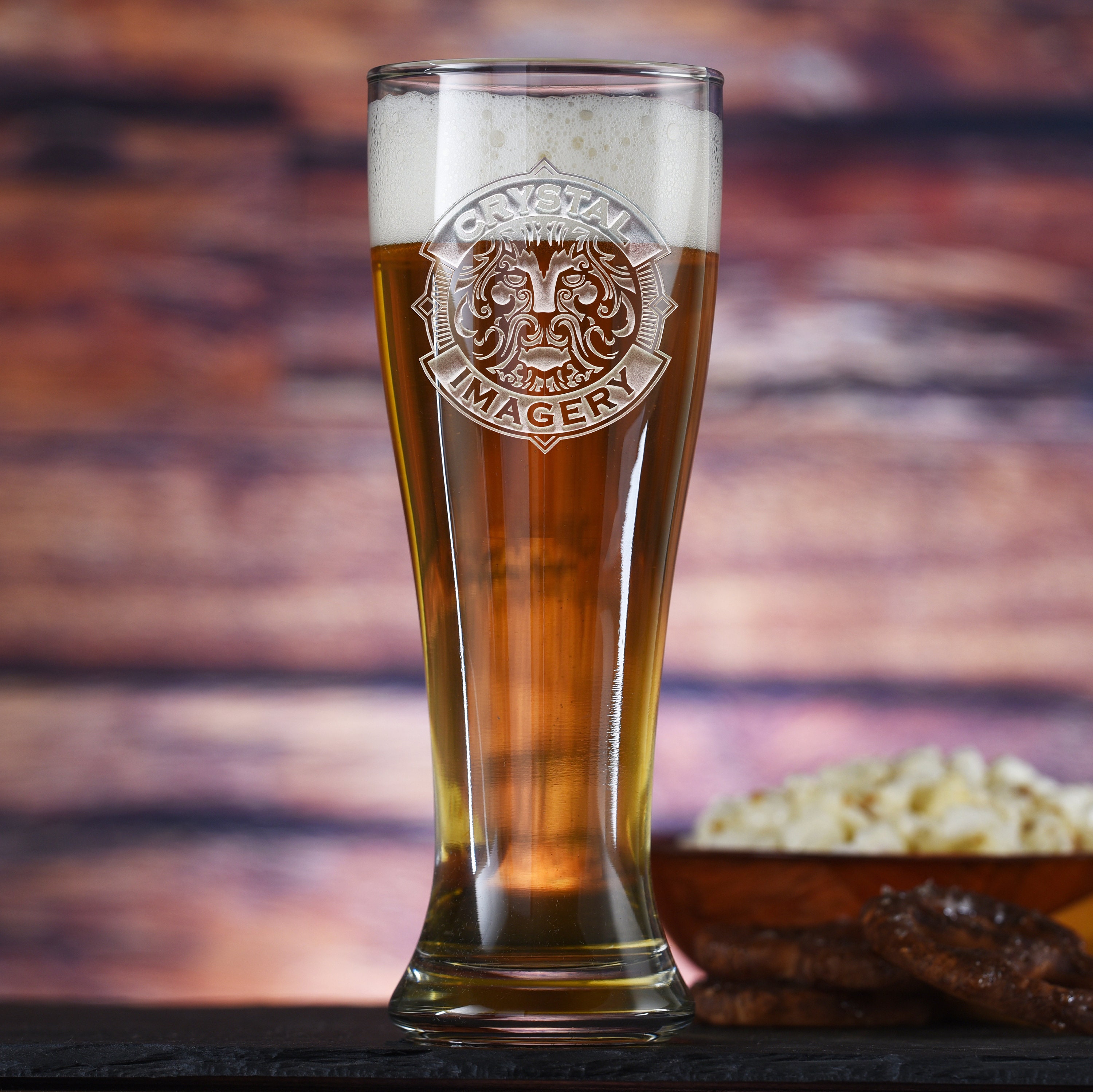 Vaso de cerveza Pilsner con logotipo de empresa juego de 8