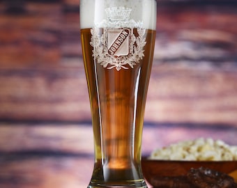 Personalized Engraved Pilsner Glass, Beer Glass, Groomsmen Gift ...