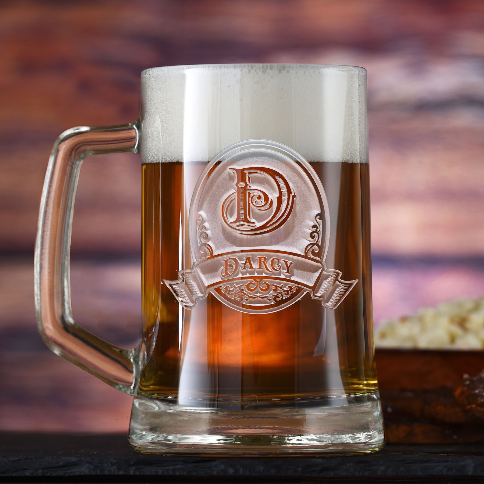 Custom Beer Mugs Engraved Personalized Set of 4 M8 Design - Etsy