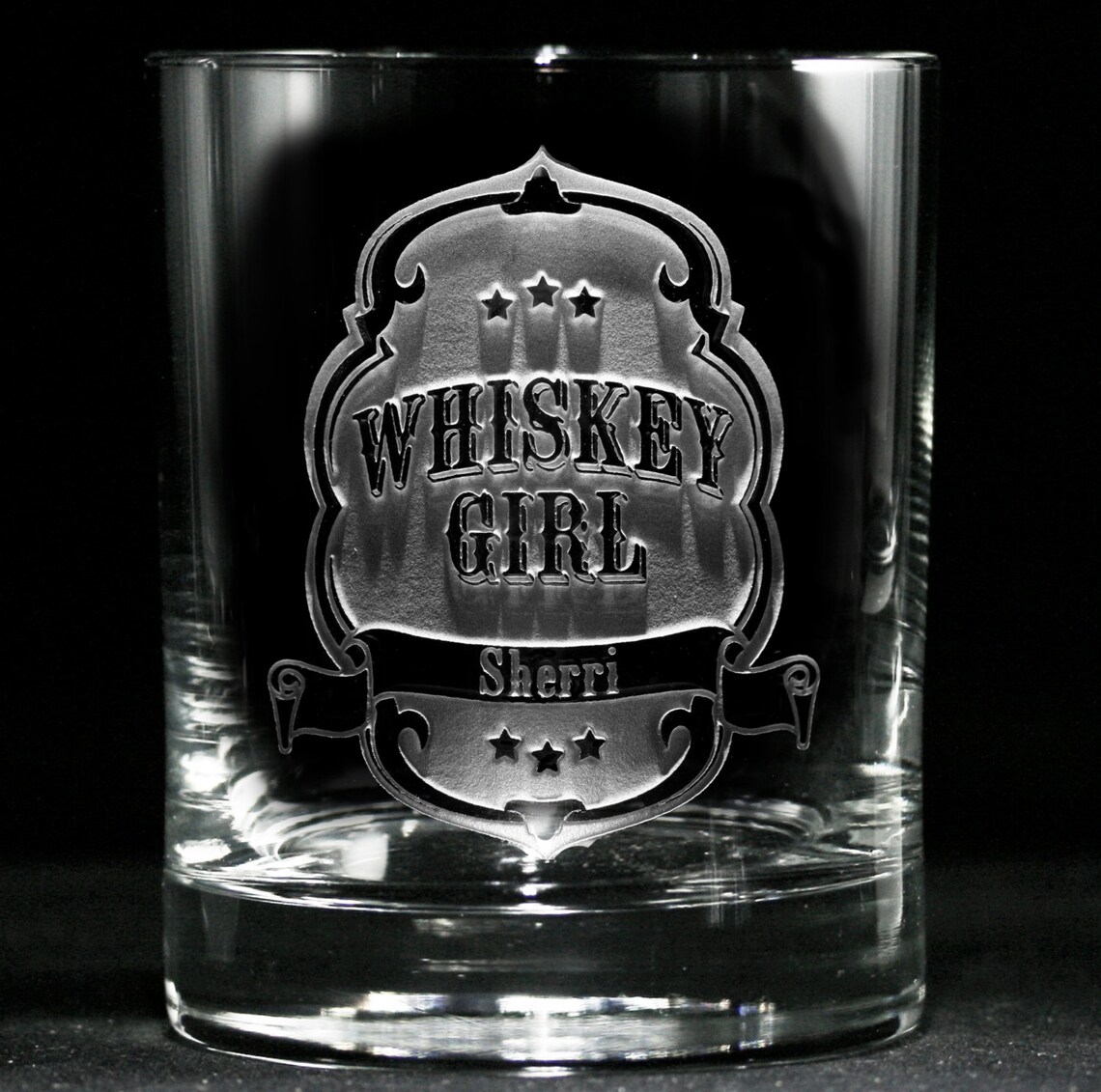 Whiskey Girl Personalized Rocks Glasses Single Glass - Etsy
