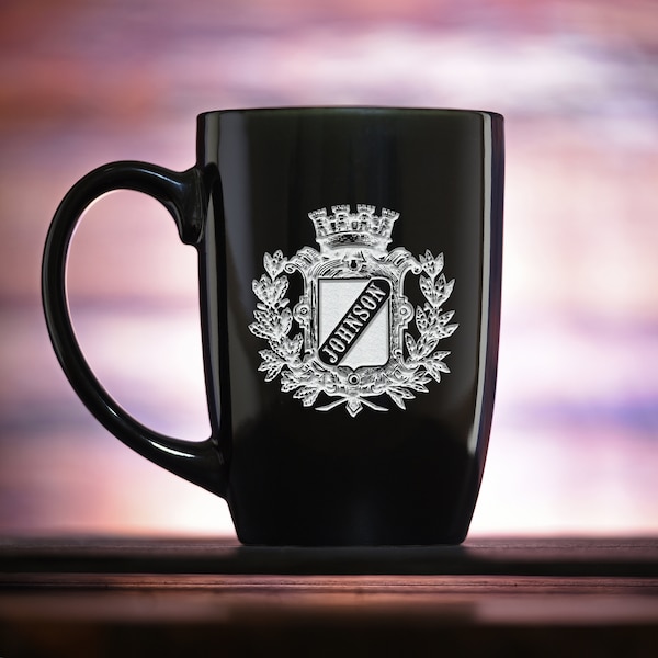 Family Crest Mugs - Etsy
