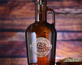 German Beer Growler Engraved | Etsy