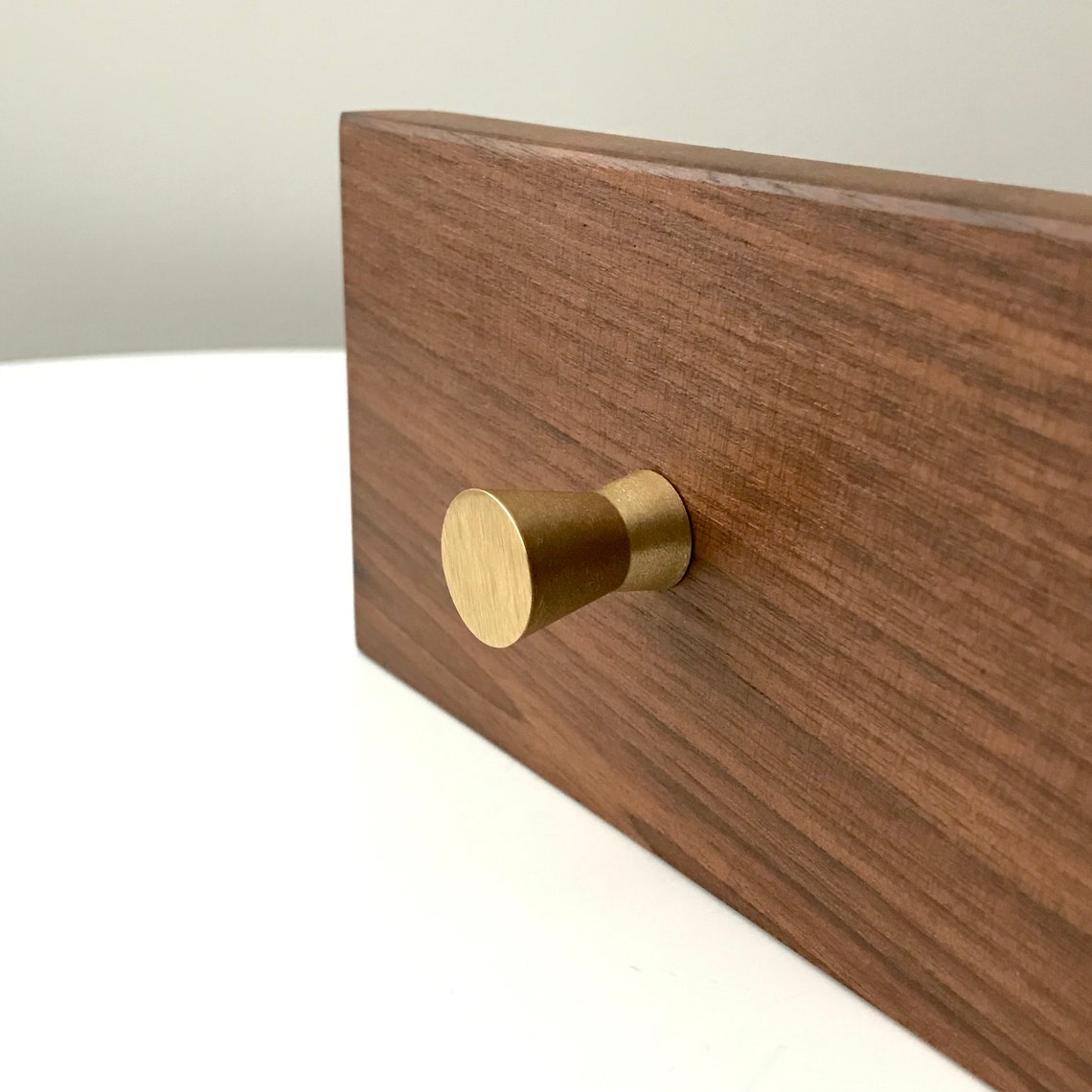 Mid Century Modern Style Brass Hourglass Double Cone - Etsy