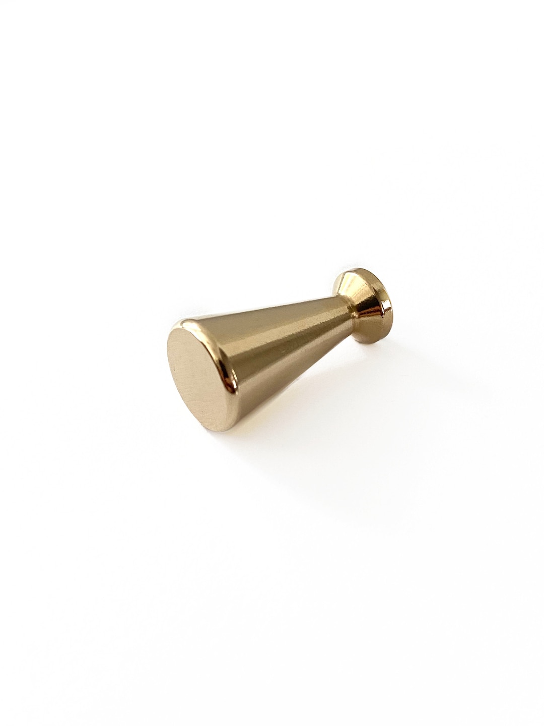 FACTORY SECONDS Mid Century Modern PAUL Mccobb Style Solid Brass Cone ...