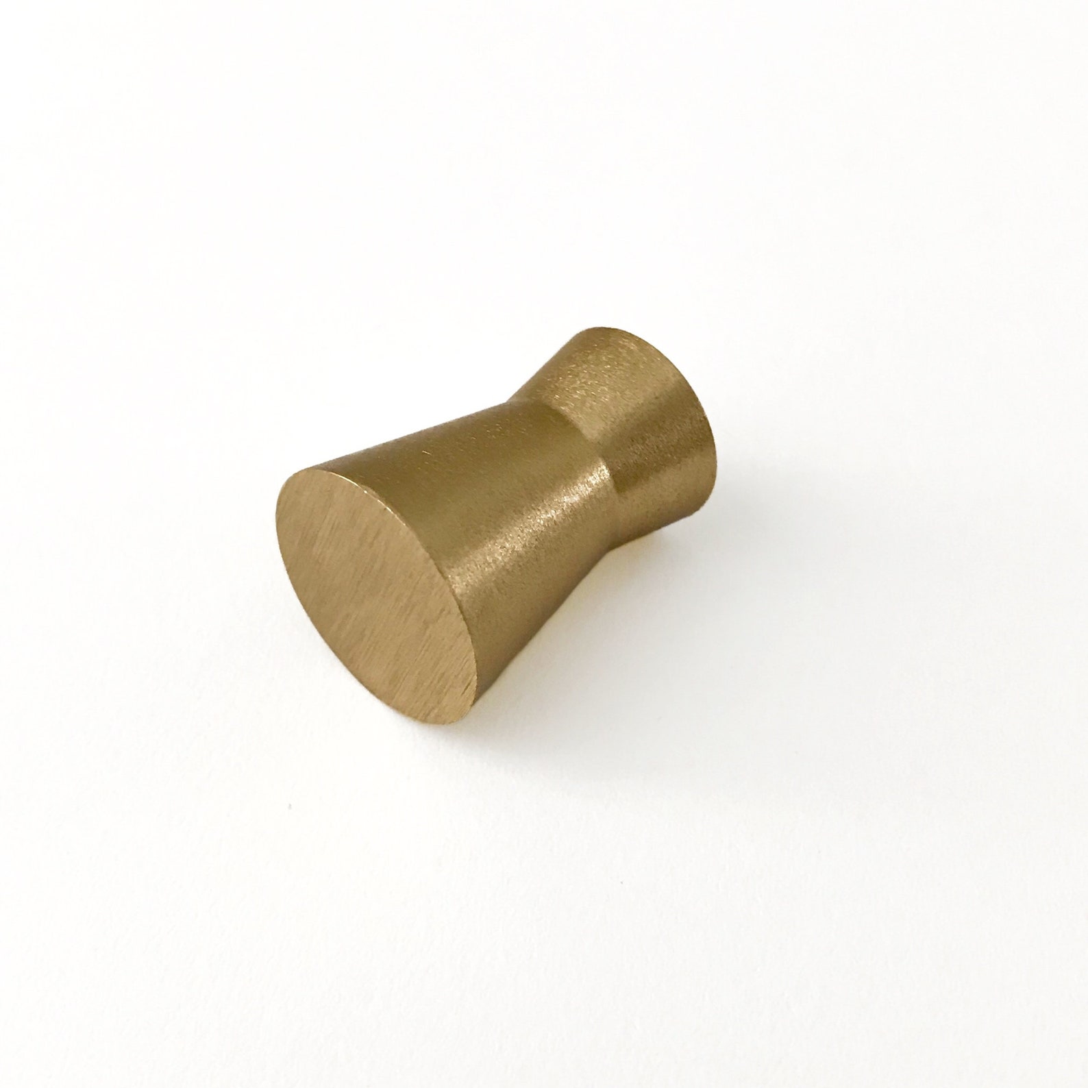 Mid Century Modern Style Brass Hourglass Double Cone - Etsy