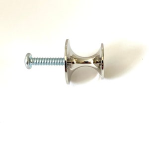 Mid Century Modern Style CORY Polished Nickel Small Replacement Knob ...