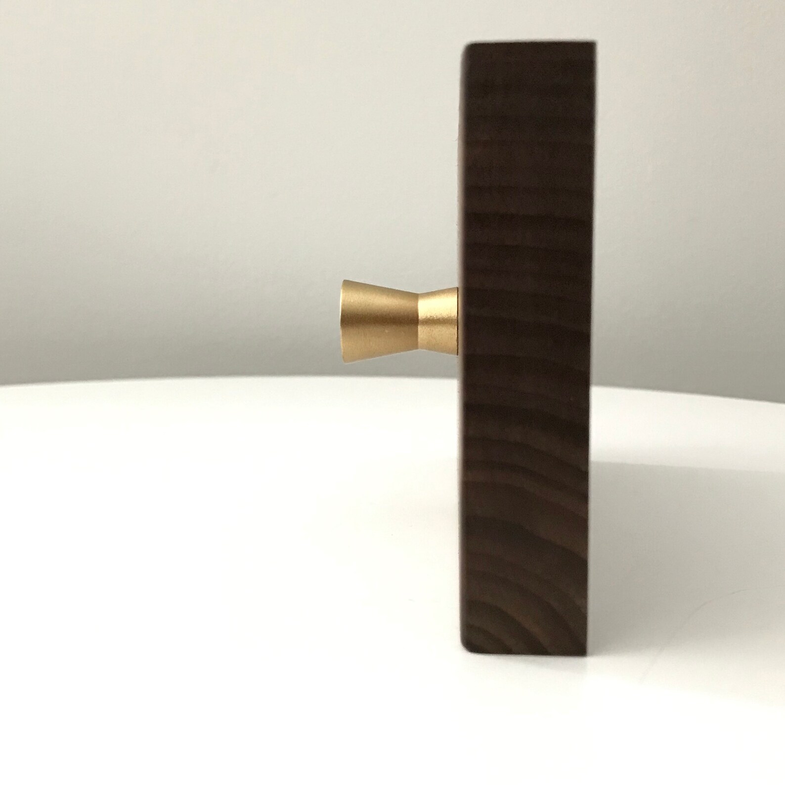 Mid Century Modern Style Brass Hourglass Double Cone - Etsy