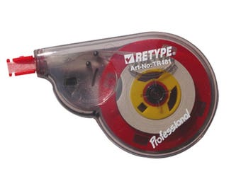 Vintage Tipp-ex Typewritter Correction Paper Blue One Packet 10 Strips ...