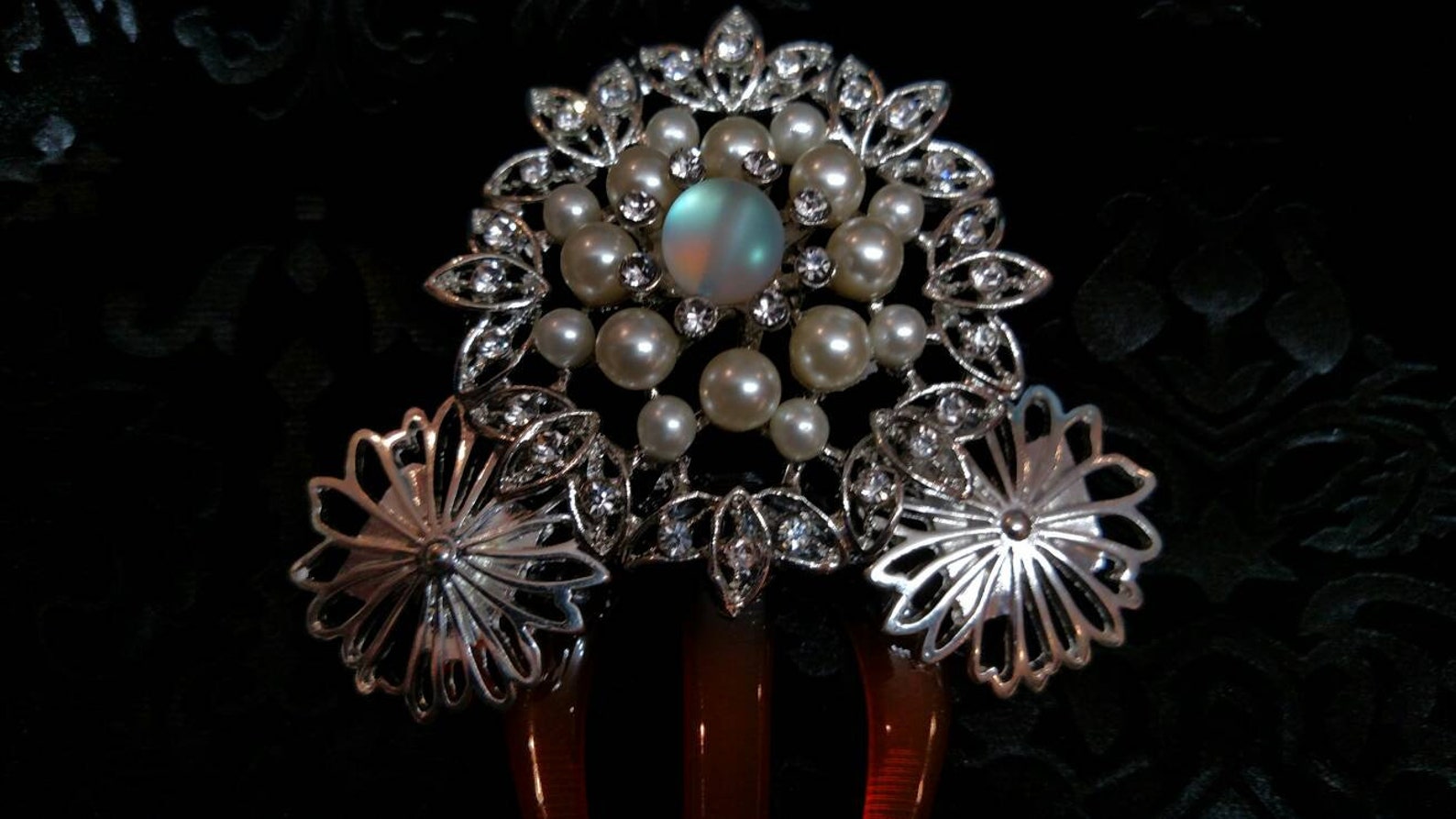 Flora Peineta Spanish Comb - Etsy