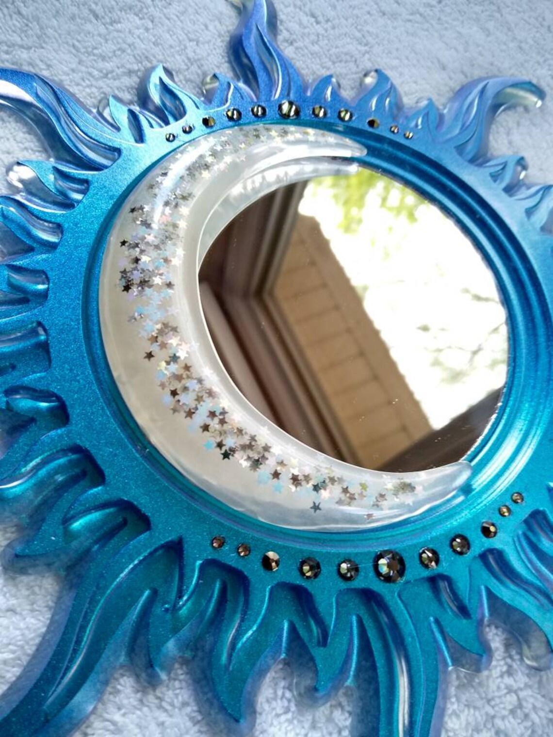 Sun and Moon Mirror Sun Mirror Balance Masculine and - Etsy