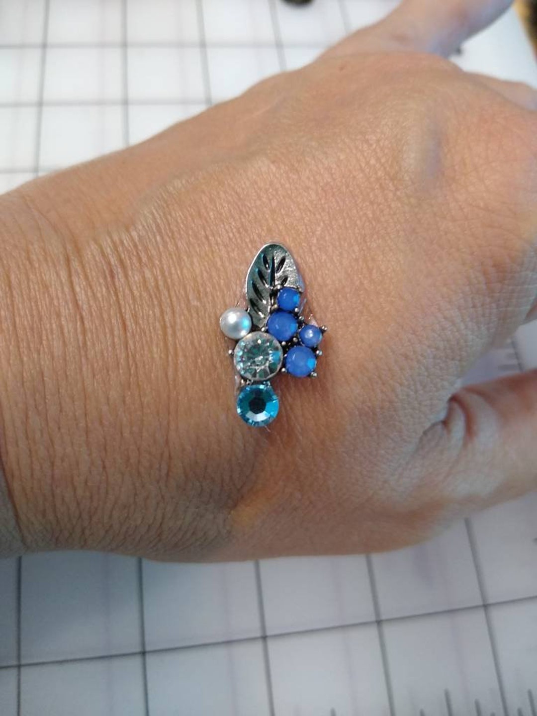 Blue Feather Bindi - Etsy