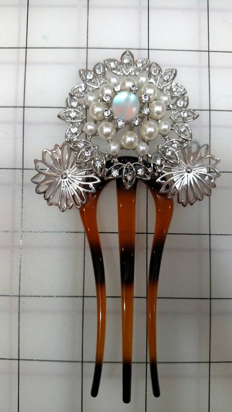 Flora Peineta Spanish Comb - Etsy