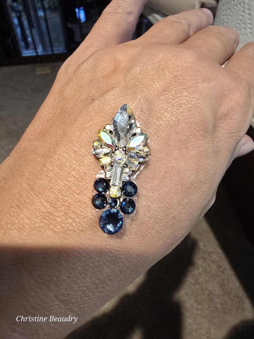 Aurora Navy Blue Bindi, Bindi, Tika, Spot of Joy, Belly Dance, Indian ...