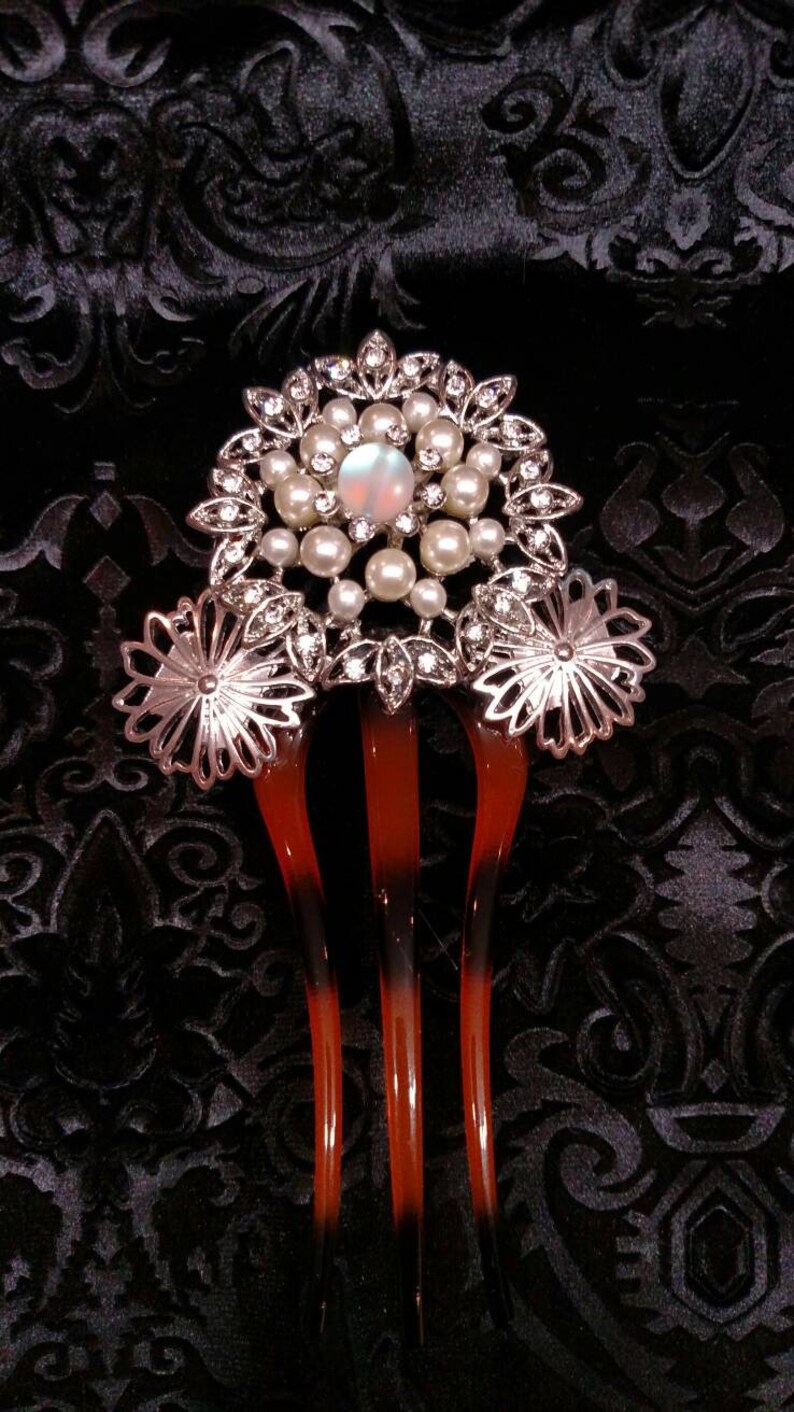 Flora Peineta Spanish Comb - Etsy