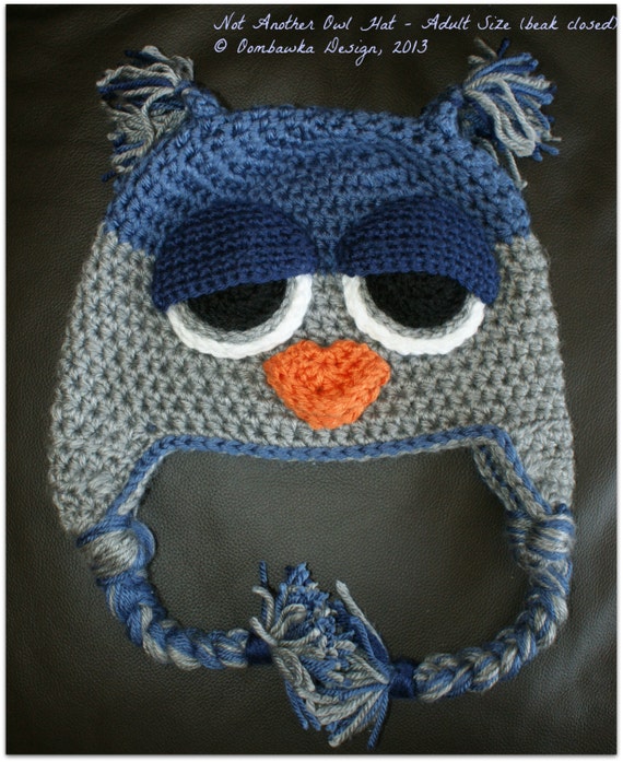 Owl Hat Crochet Free Pattern