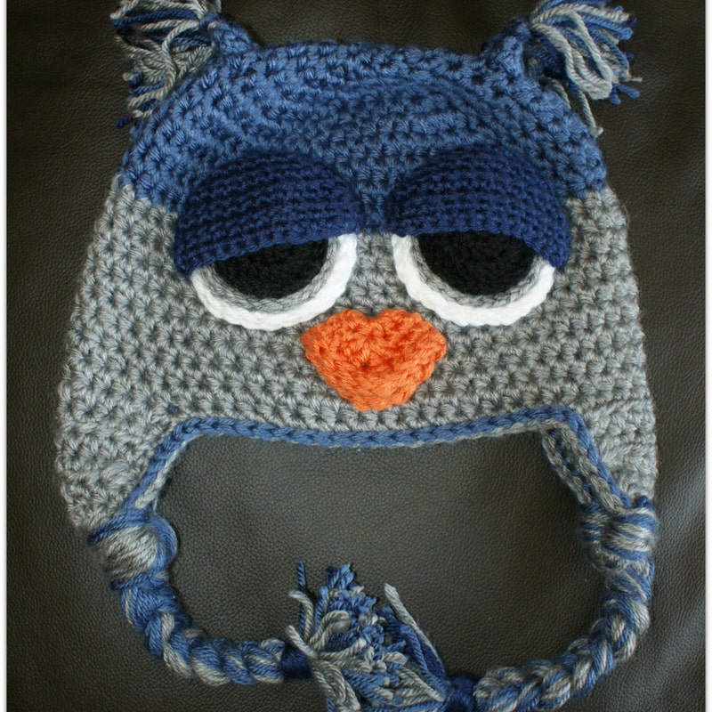 Crochet Owl Hat - Etsy