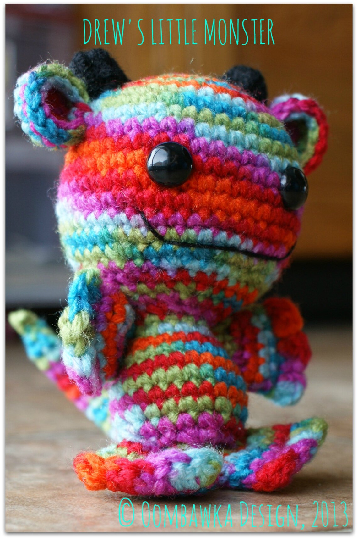 CROCHET PATTERN: Drew's Little Monster Crochet Pattern - Etsy