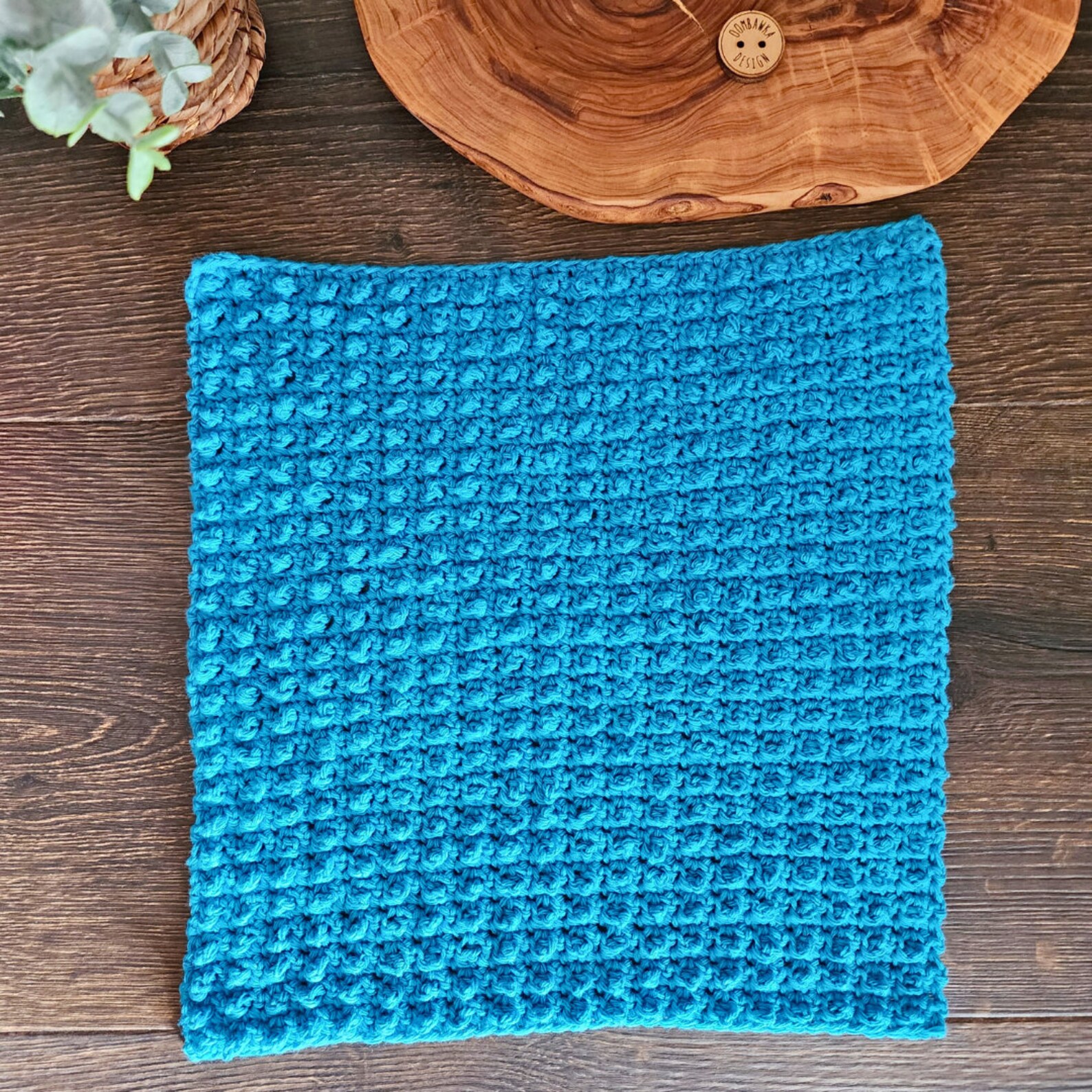 Beginner Crochet Washcloth Pattern, Granule Stitch Dishcloth, Easy ...