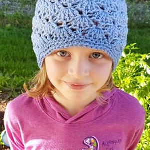 Crochet Ocean Sea Shells Hat Pattern PDF - Easy Aran Weight Yarn Beanie, Toque Pattern - Etsy