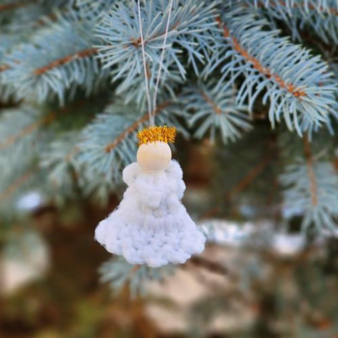 Crochet Angel Hanging Ornament Pattern PDF - Easy DK Yarn Pattern - Etsy