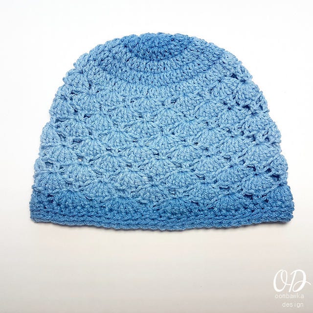 CROCHET PATTERN: Ocean Sea Shell Hat - Etsy