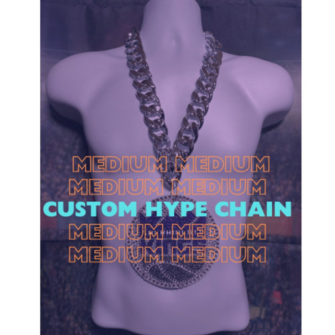 Basketball Hype Chain Necklace Fan Chain Team Fan Chain 3D Chain ...