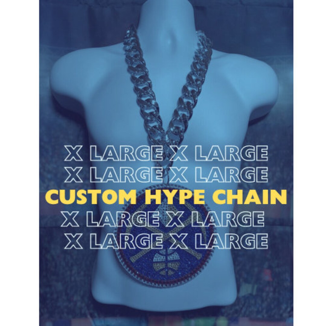 Basketball Hype Chain Necklace Fan Chain Team Fan Chain 3D Chain ...